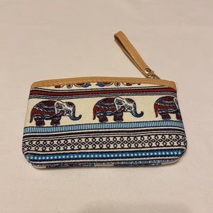 Bags | Red White Blue Paisley Change Purse | Poshmark